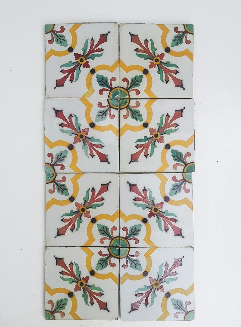 1 of the 350 Handmade Antique Ceramic Tiles by Devres, France, 1920s ...