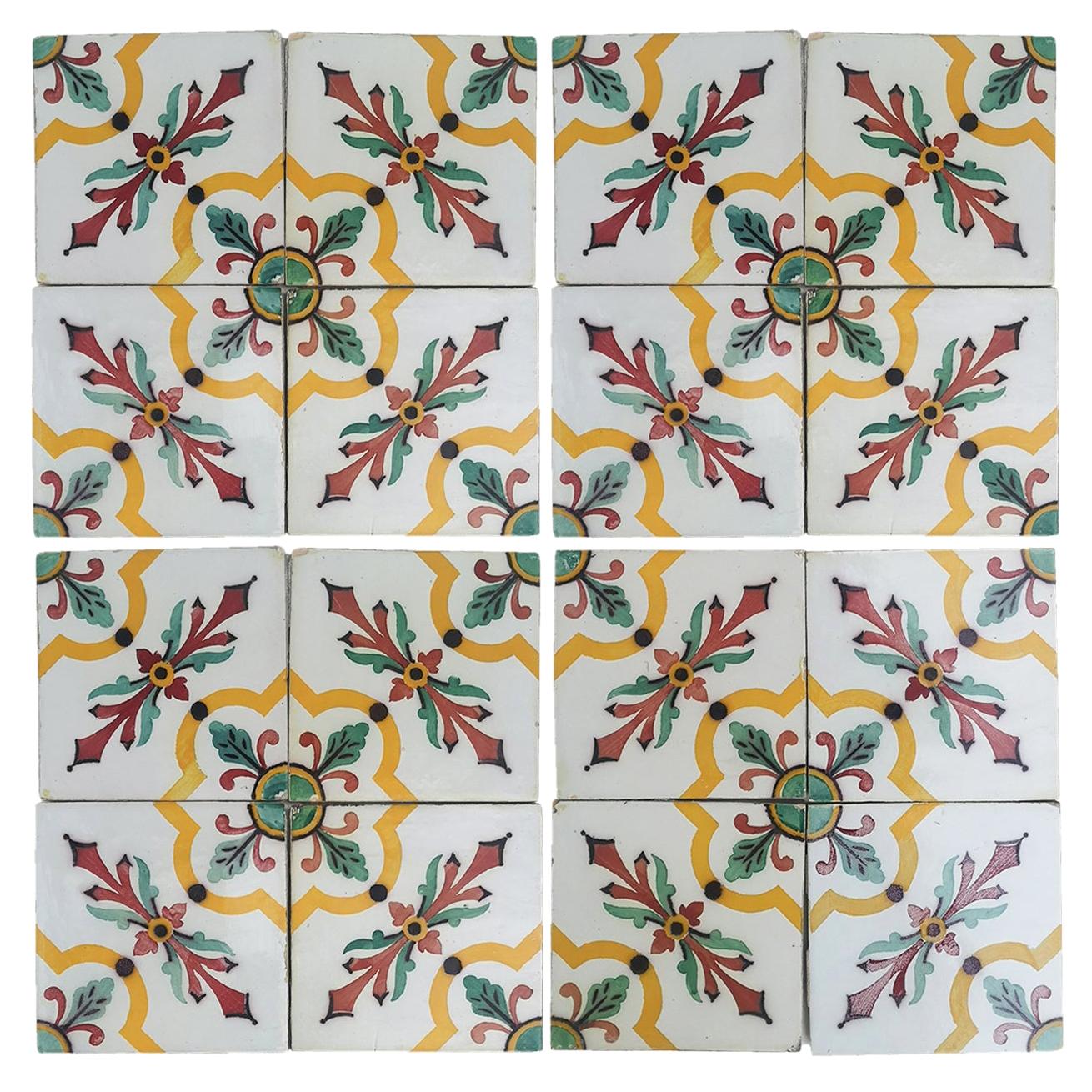 1 of the 350 Handmade Antique Ceramic Tiles by Devres, France, 1920s ...