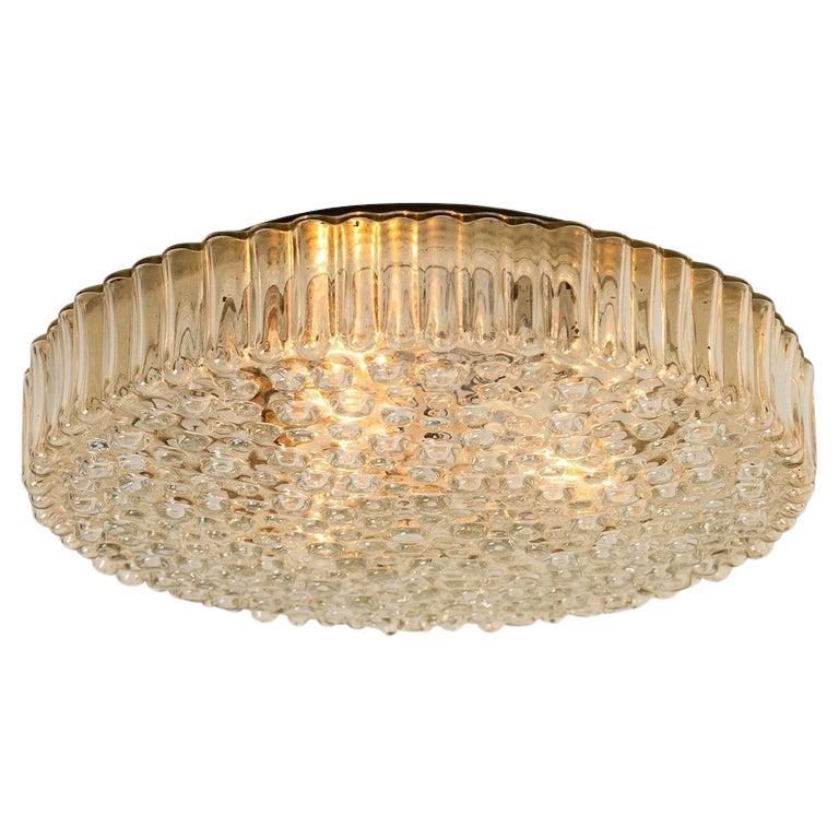 1 of the 4 Glass Wall Lights/ Flush Mounts by Motoko Isshi for Staff, 1970s For Sale at 1stDibs