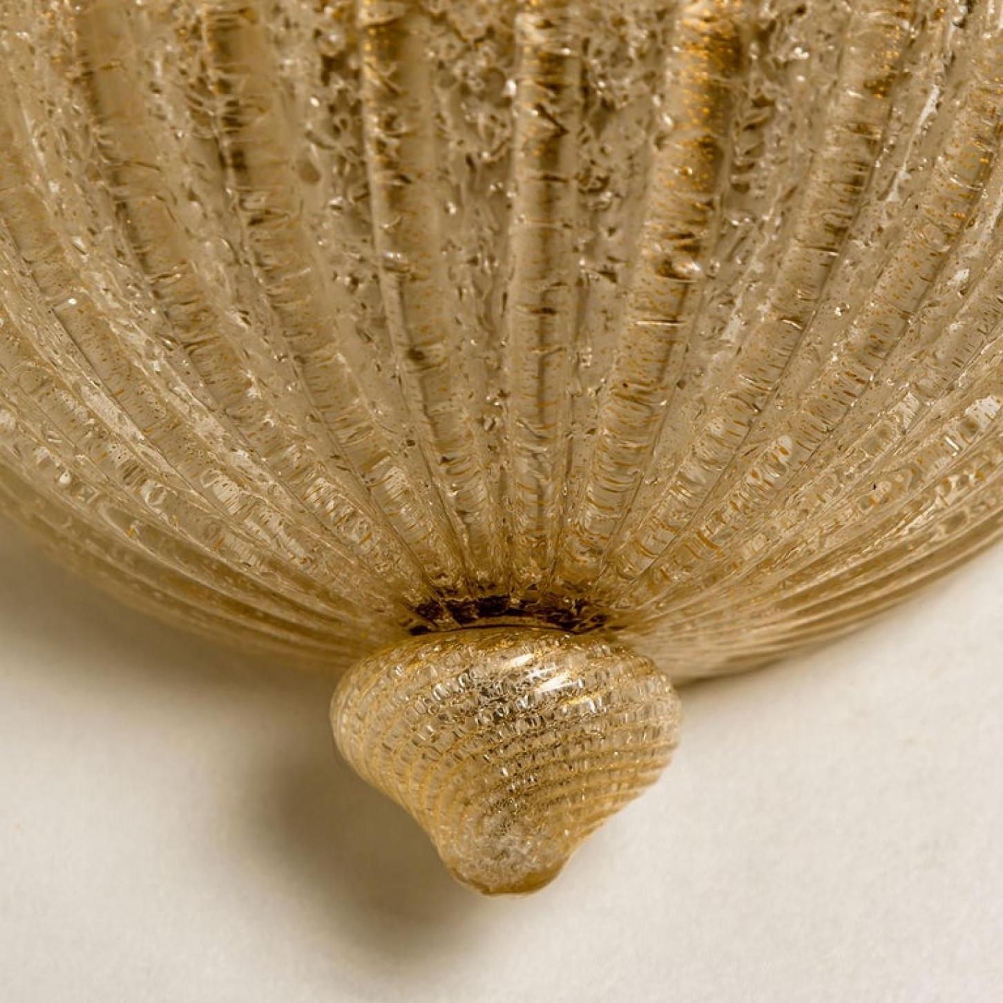 1 of the 6 Hand Blown Murano Glass Barovier and Toso, 1969 For Sale at 1stDibs