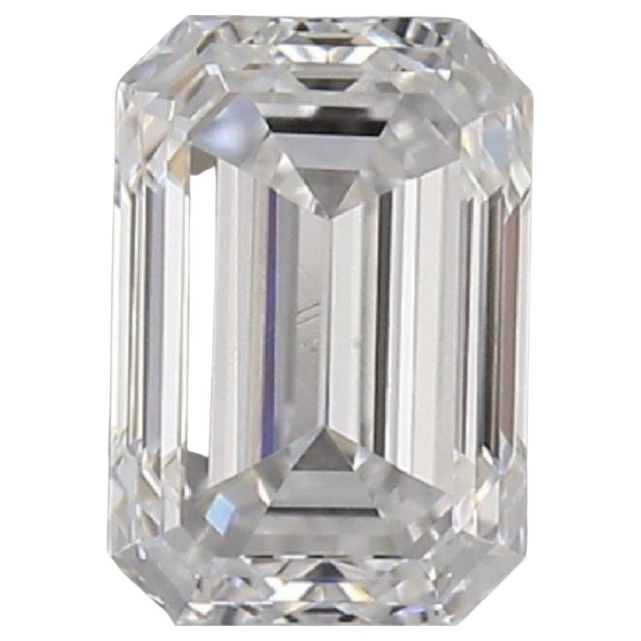 Natural Emerald Cut Diamond in a 0.41 Carat E VS2, GIA Cert For Sale at ...