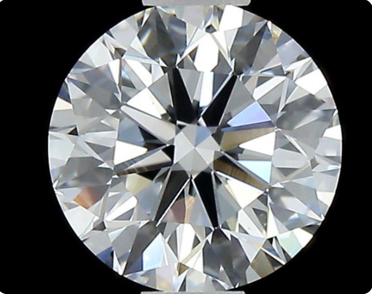 GIA Certified Round Diamond 2.41ct D VS2 Single Stone Solitaire ...