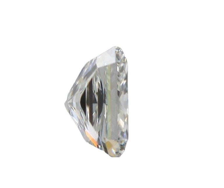 1 pc Natural Diamond - 0.50 ct - Radiant - I - VS1- GIA Certificate For ...
