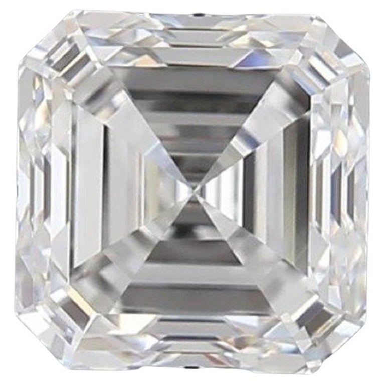 1 pc Natural Diamond - 0.90 ct - Asscher - D (colourless) - IF ...