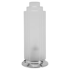 Art Deco Cubist Reuben Haley Muncie Skyscraper Rombic Ceramic Lamp ...