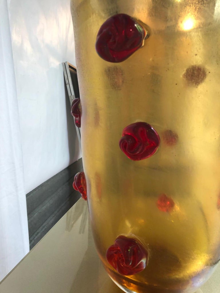 1 Vase in Murano Glass Signed by A.Dona at 1stDibs