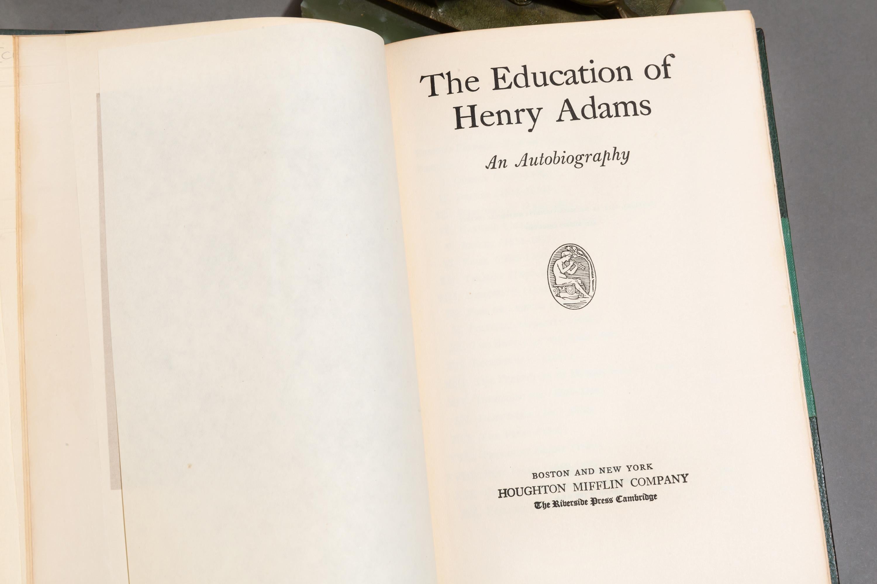 1 Volume, Henry Adams, The Education of For Sale at 1stDibs
