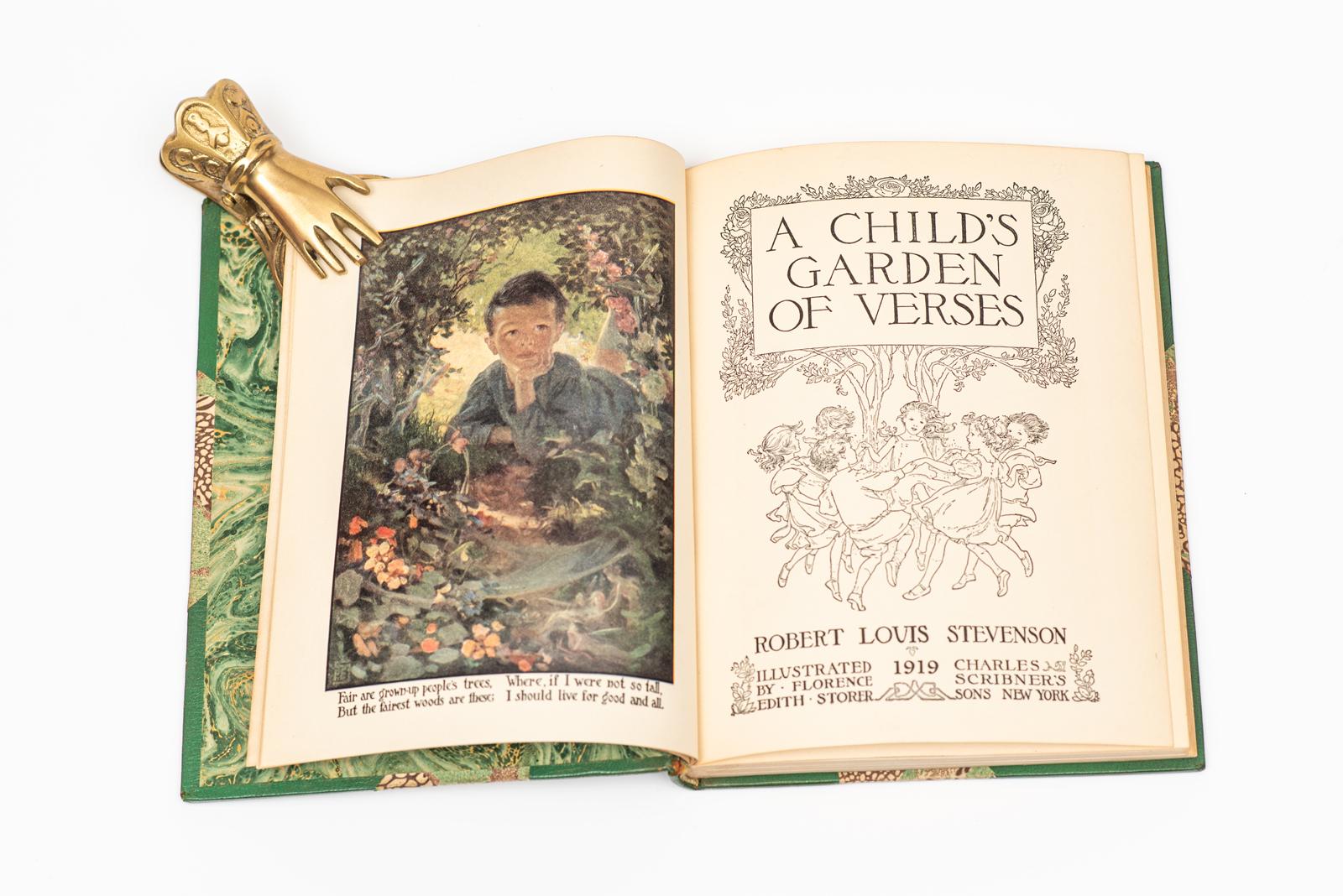 1 Volume. Robert Louis Stevenson, A Child's Garden of Verses For Sale ...