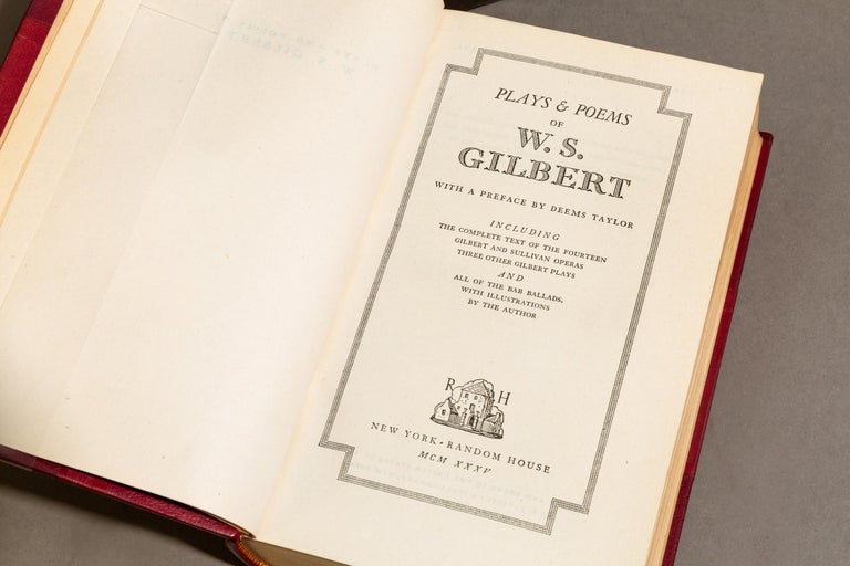 1 Volume, W. S. Gilbert, Plays and Poems at 1stDibs