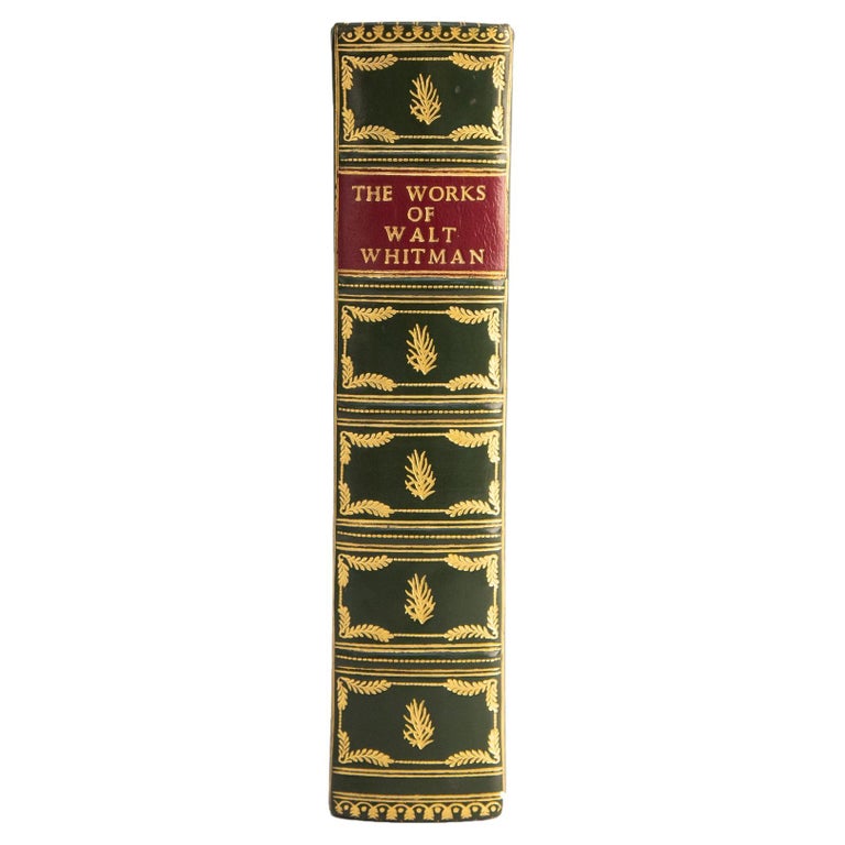 1 Volume, Walt Whitman, the Works For Sale at 1stDibs