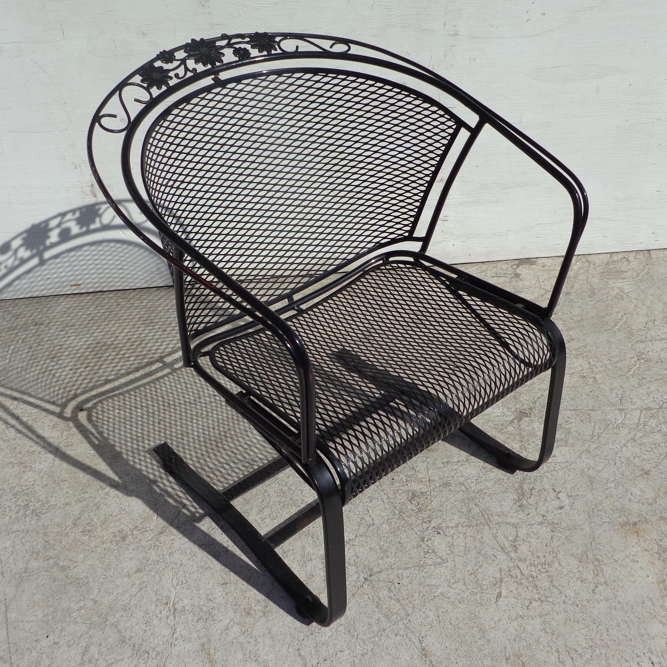 1 Woodard Wrought Iron Patio Chair at 1stDibs | wrought iron patio ...
