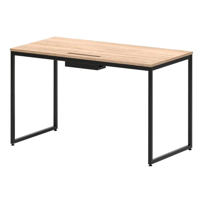 1 x 1 Desk 48", Oak - IN STOCK For Sale at 1stDibs