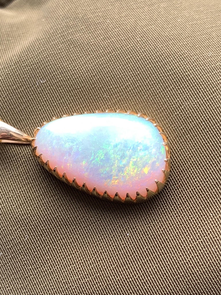 10 Carat Opal Pendant at 1stDibs