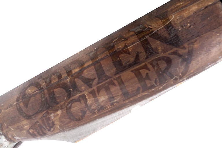 10 Foot Antique Pocket Knife Trade Sign For Sale at 1stDibs