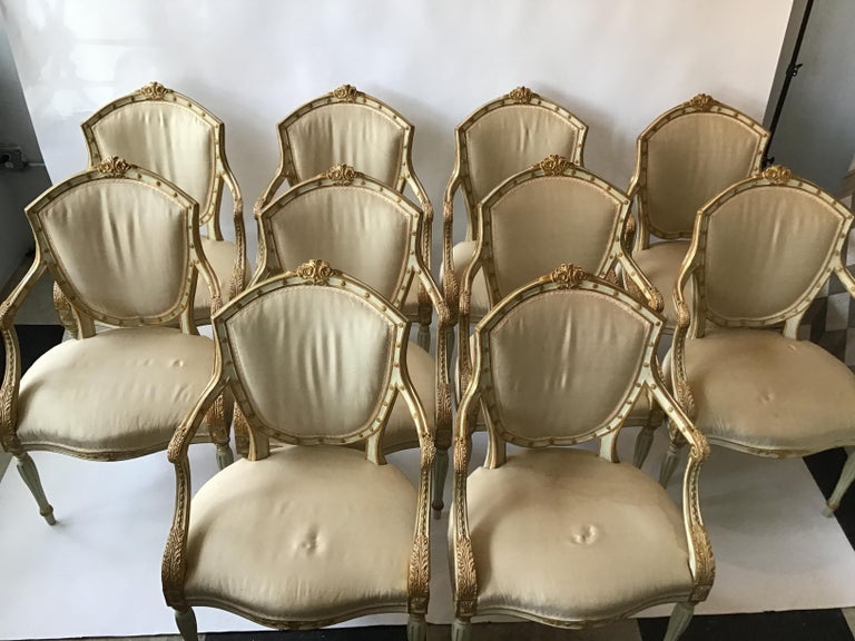 10 French Style Dining Chairs at 1stDibs