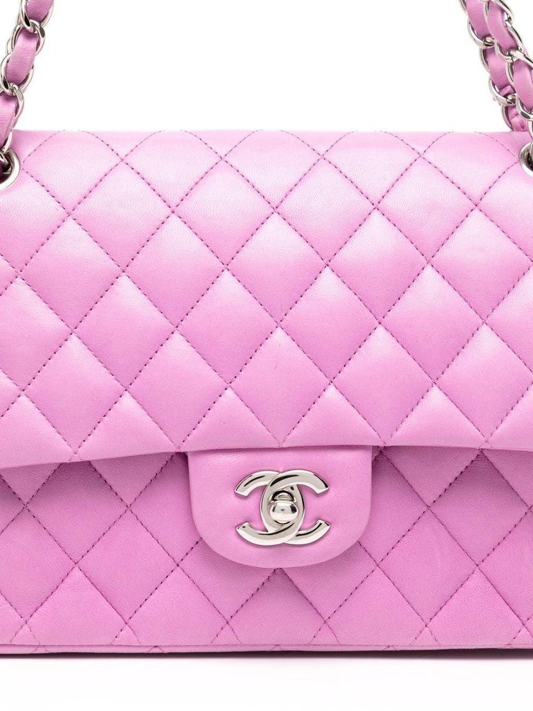 10 Inch Medium Double Flap Bag For Sale at 1stDibs