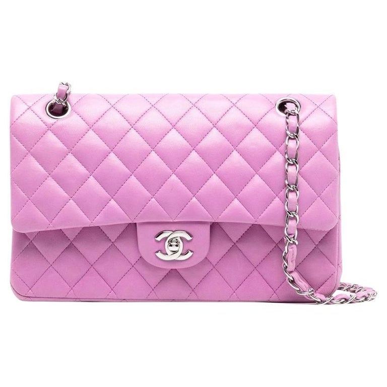 10 Inch Medium Double Flap Bag For Sale at 1stDibs