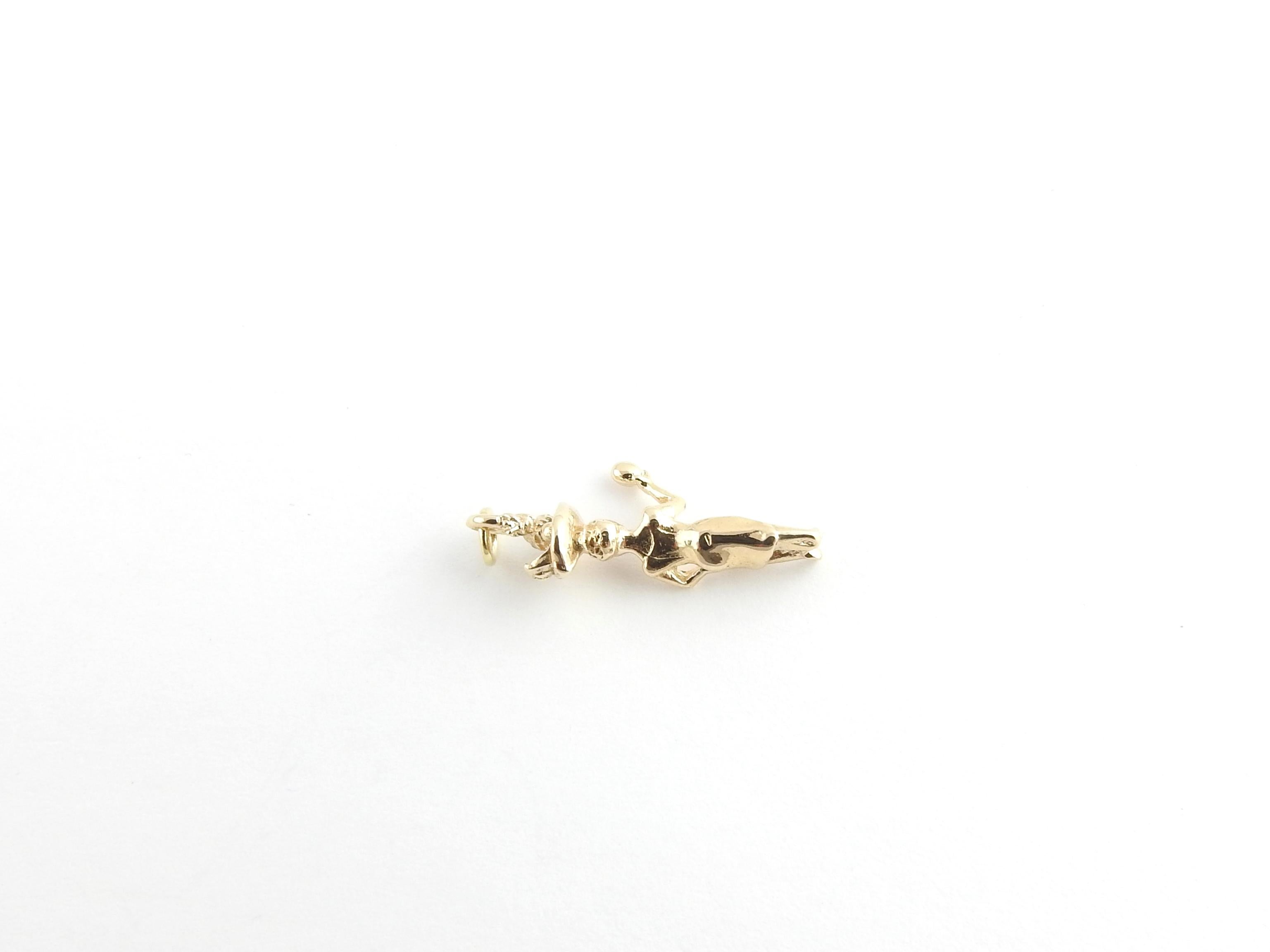 10 Karat Yellow Gold Carmen Miranda Latin Dancer Charm at 1stDibs ...