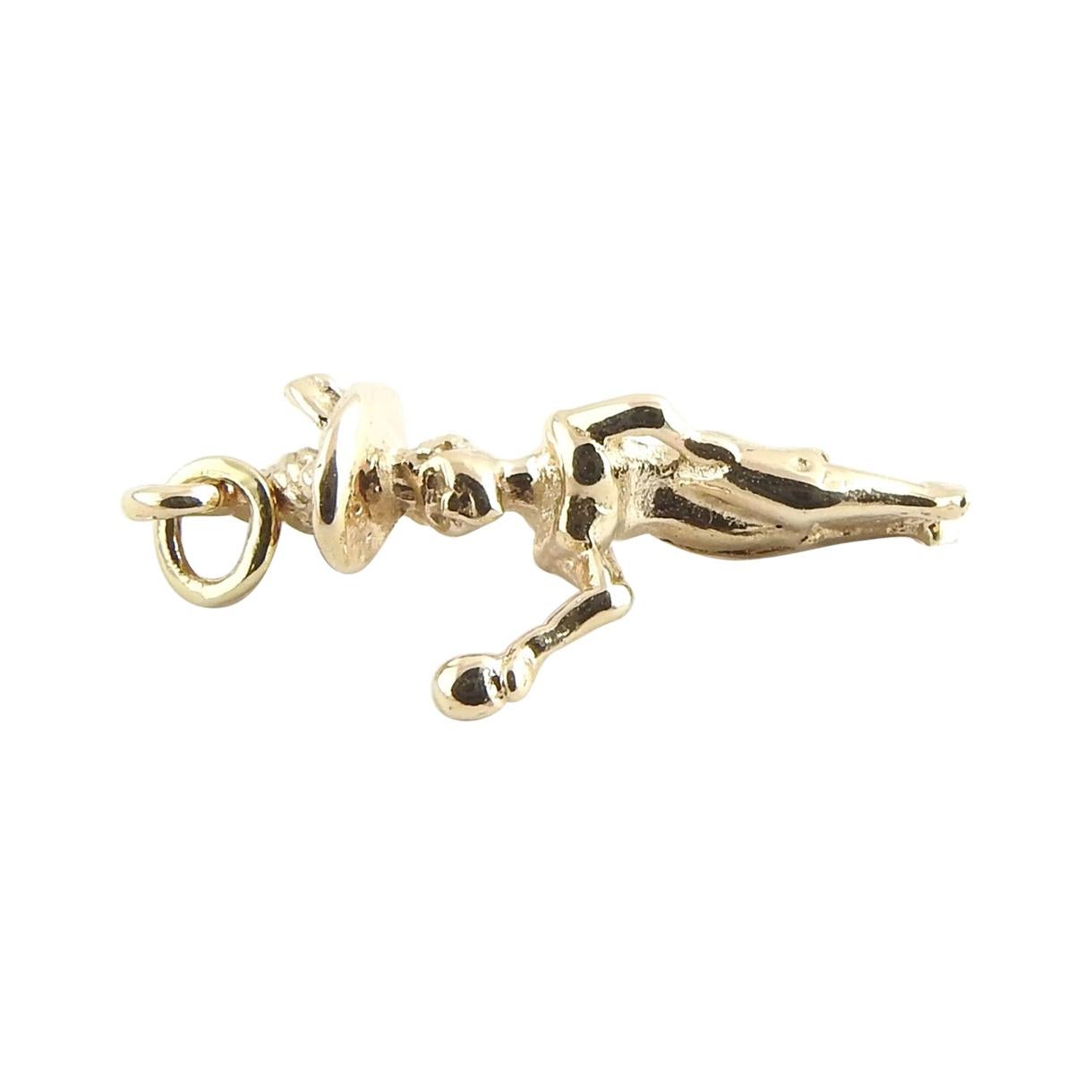 10 Karat Yellow Gold Carmen Miranda Latin Dancer Charm at 1stDibs ...
