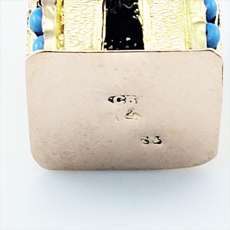 10 Karat Yellow Gold Mosque Charm at 1stDibs