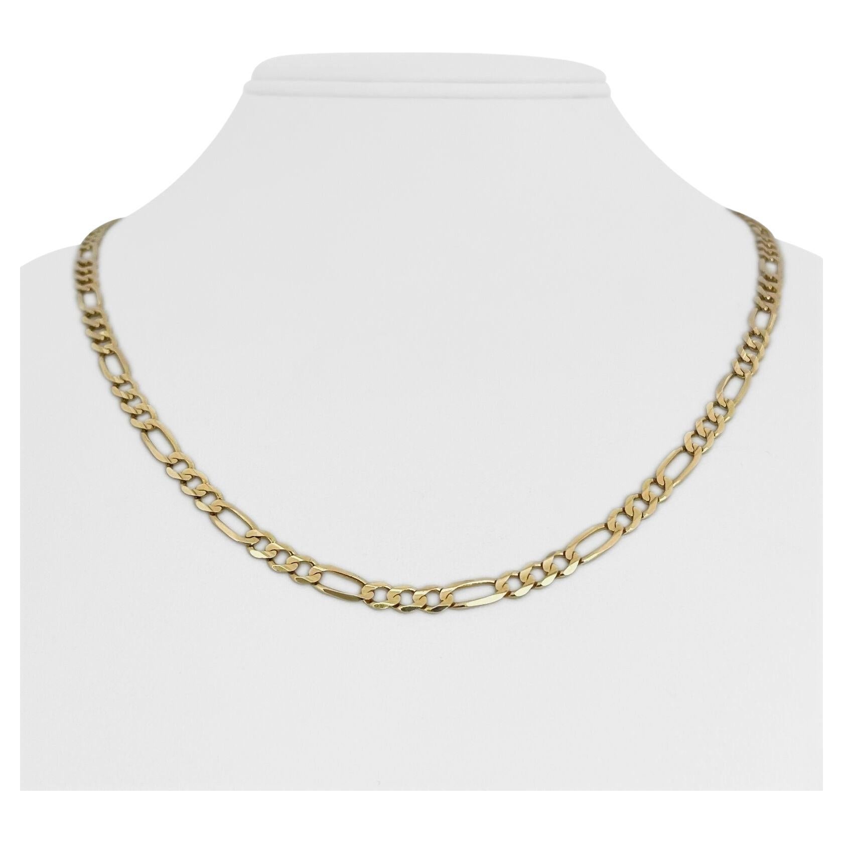 10 Karat Gold Turquoise Necklace Chain Link Style with Dangling Accents ...