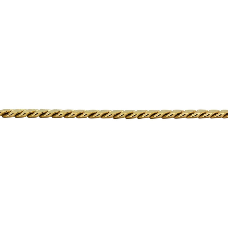 10 Karat Yellow Gold Solid High Polish Cuban Curb Link Chain Necklace ...