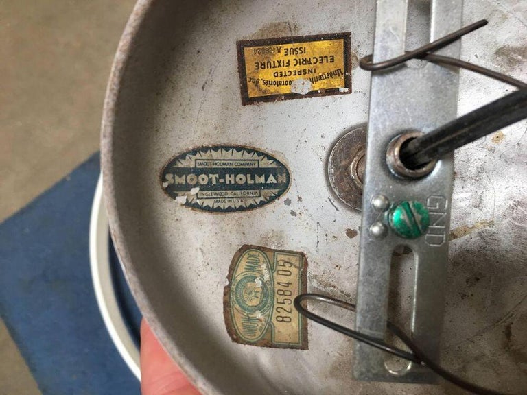 10 Mid-Century "Saturn" Ceiling Pendants by Kurt Versen for Smoot-Holm ...