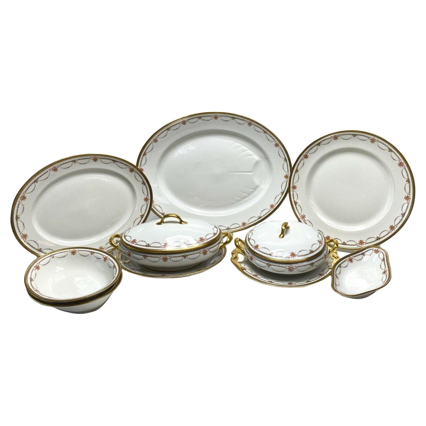 Flamants Roses 42-Piece Dinner Set by Bernardaud For Sale at 1stDibs