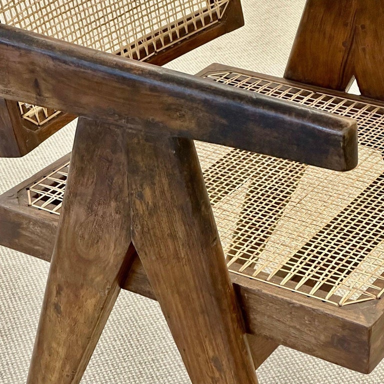 10 Pierre Jeanneret Dining, Arm Chairs, French Mid-Century Modern ...