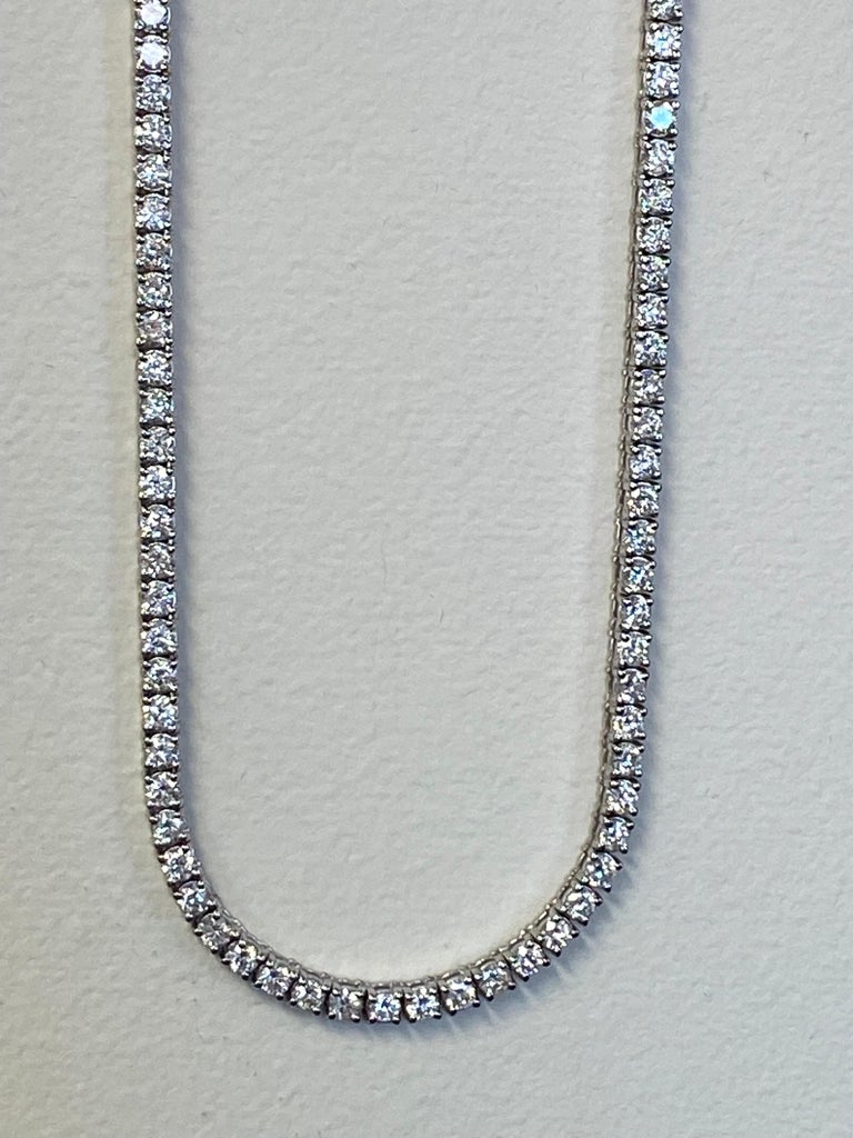 10 Pointer Diamond Necklace 11.50 Carats For Sale at 1stDibs