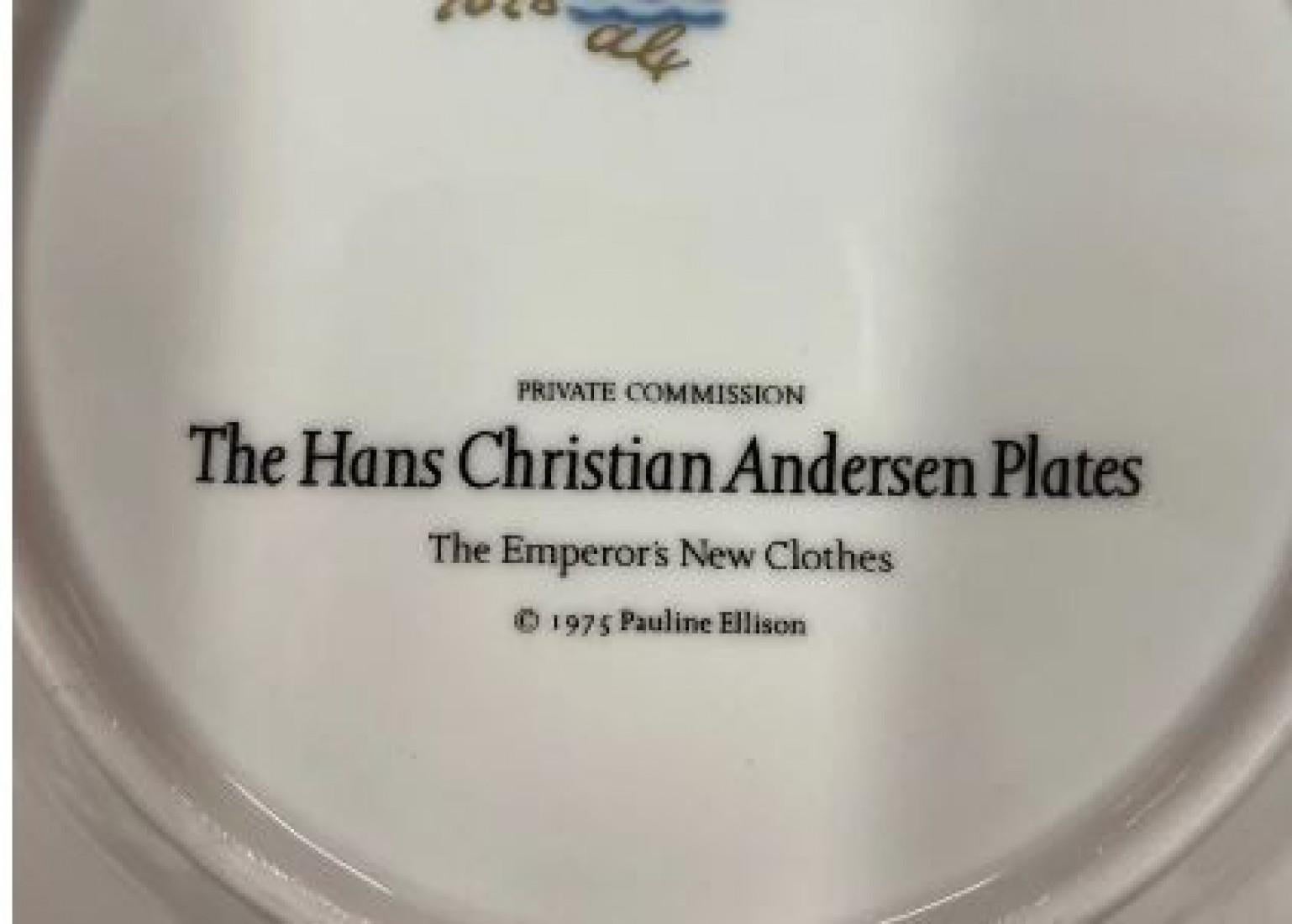 10 Royal Copenhagen Hans Christian Andersen Fairy Tale Plates, 1975 For ...