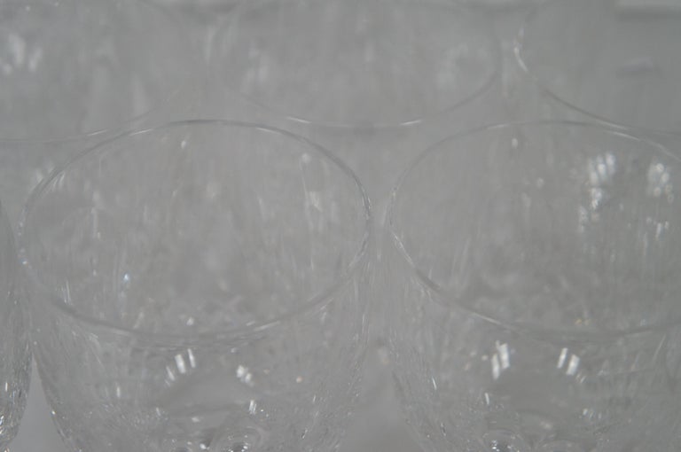 10 Vtg Waterford Crystal Colleen Short Stem Water Wine Goblets Glasses ...