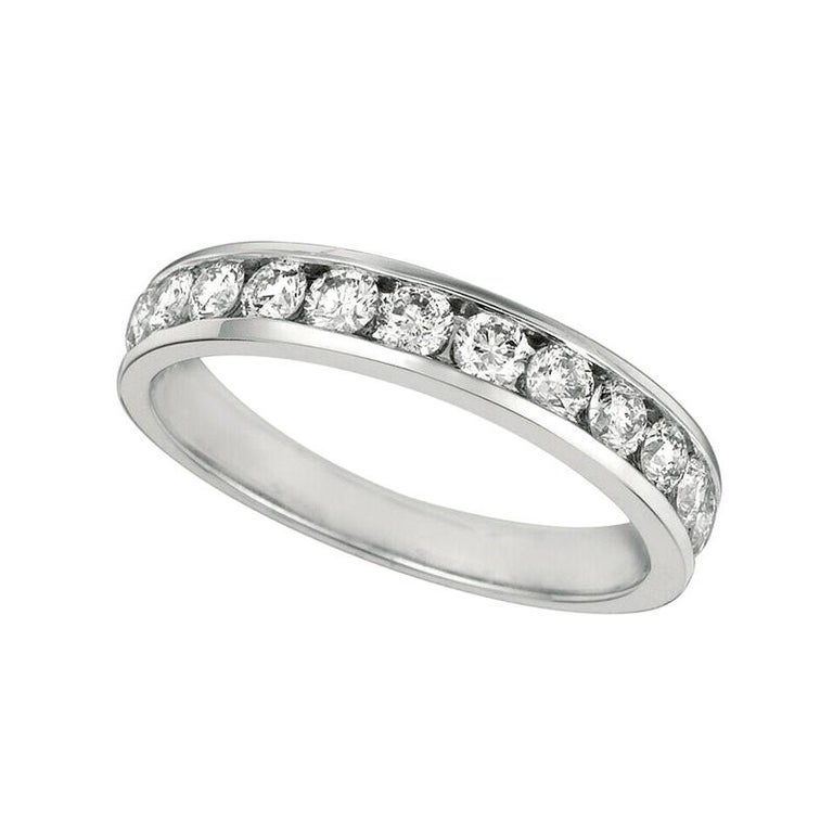 Customizable 1.00 Carat Natural Diamond Eternity Ring Band Channel Set ...