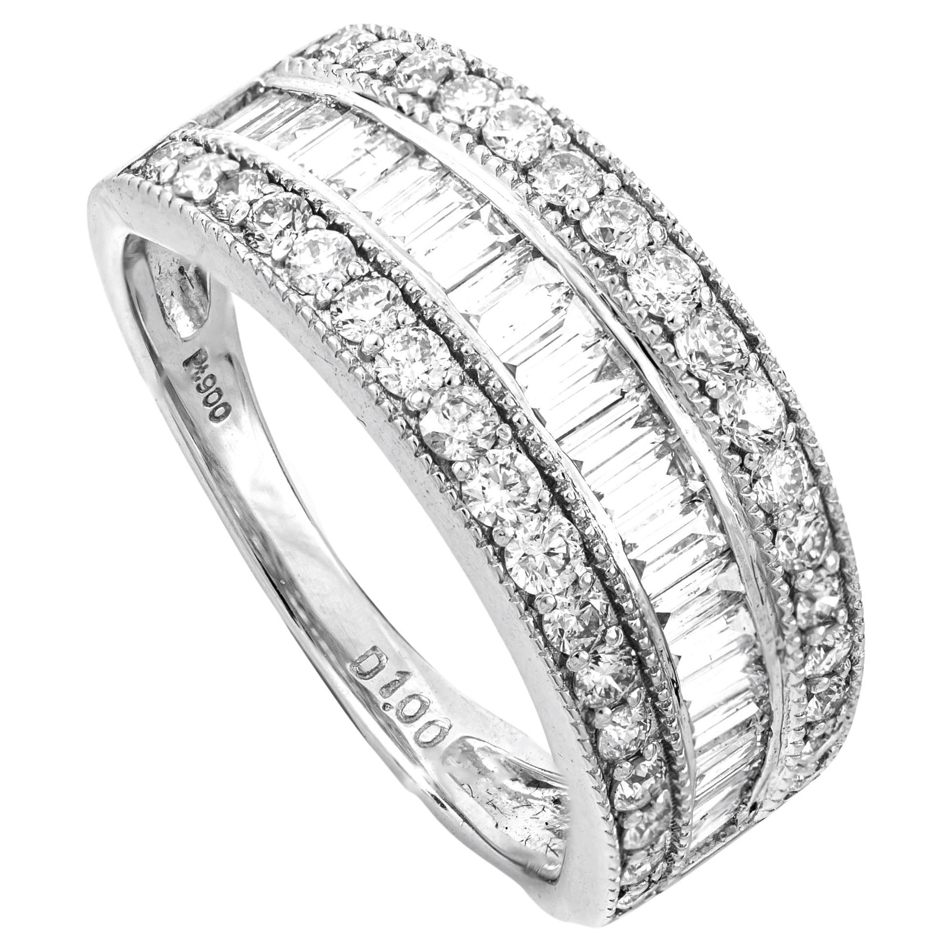 1.53 ct Natural White Diamonds Ring For Sale at 1stDibs