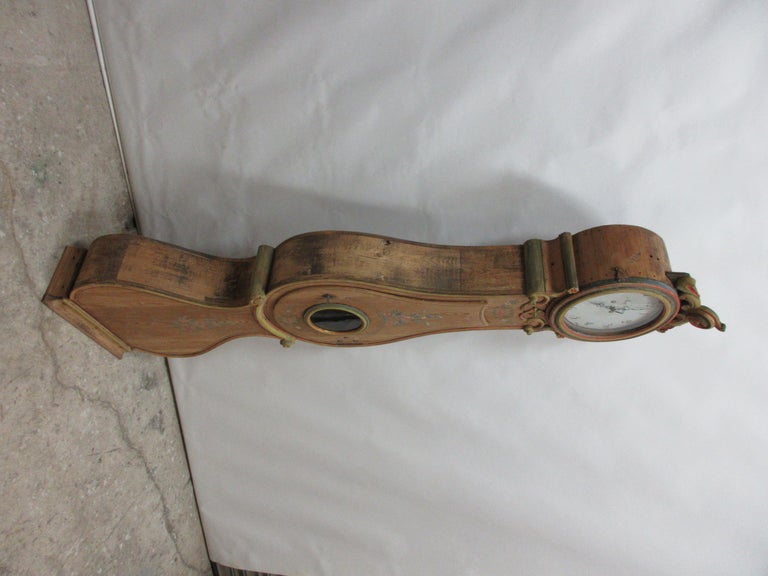 100% Original Painted Swedish Mora Clock For Sale at 1stDibs