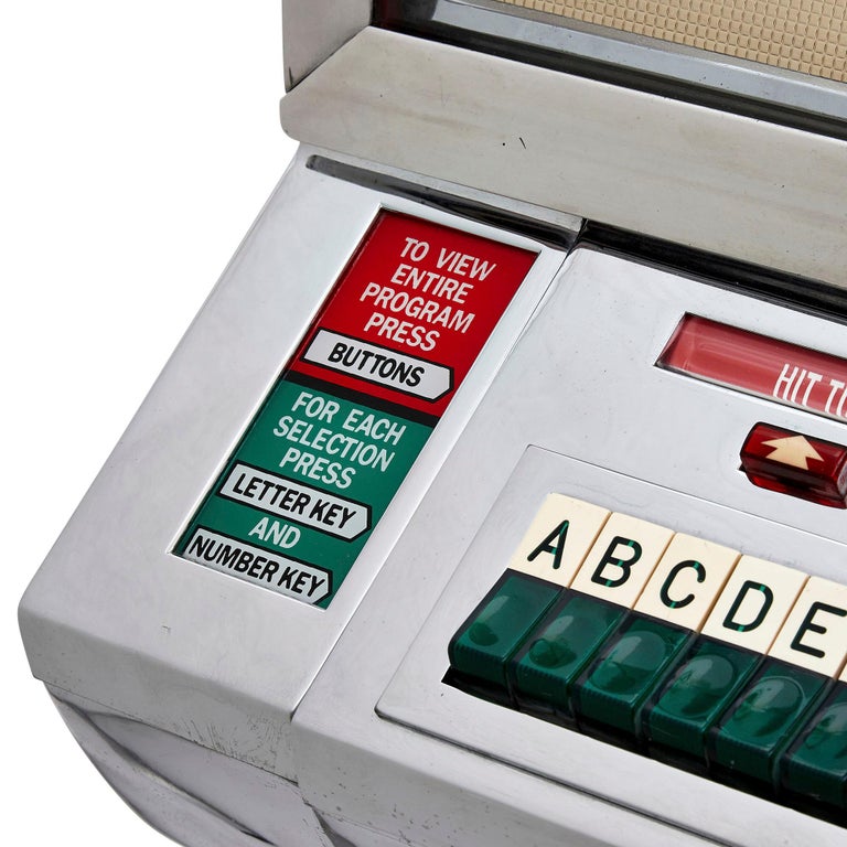 100-Record Retro American Seeburg Select-O-Matic V-200 Jukebox For Sale ...