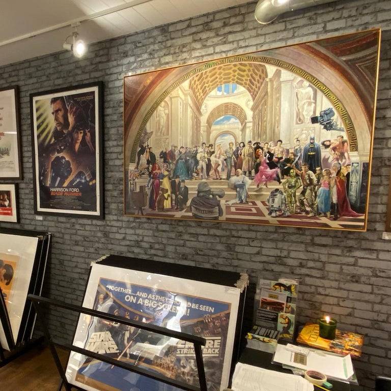 100 Years of Film by Renato Casaro '1994' Poster For Sale at 1stDibs