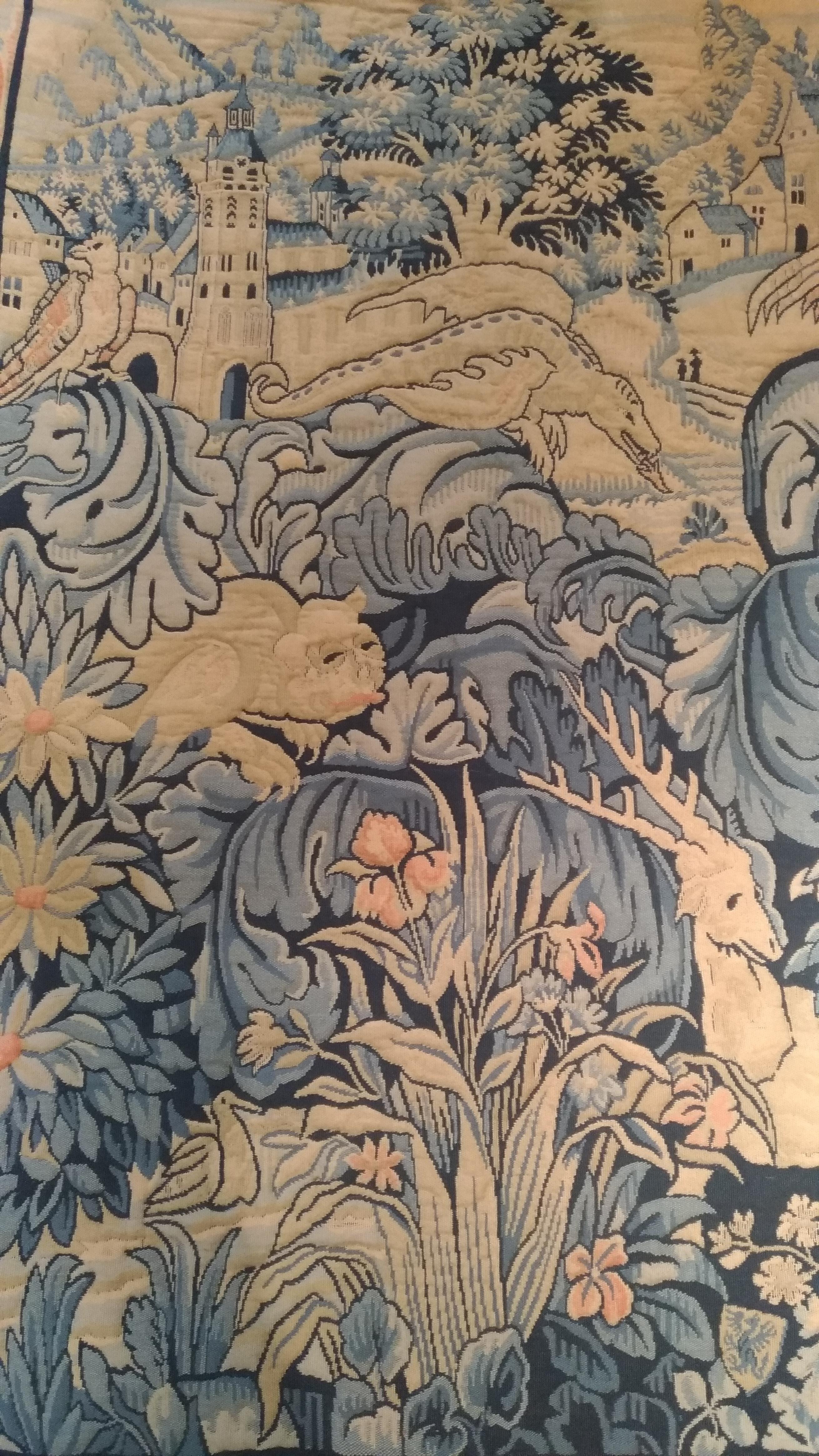 1000 - Very Beautiful Tapestry from the Early Twentieth Century Drawing ...