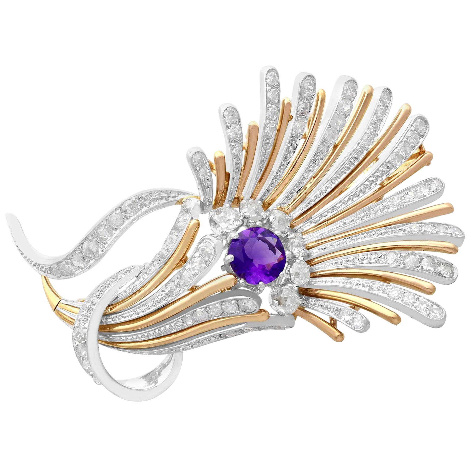 Antique Amethyst Brooches - 305 For Sale at 1stDibs | vintage amethyst ...