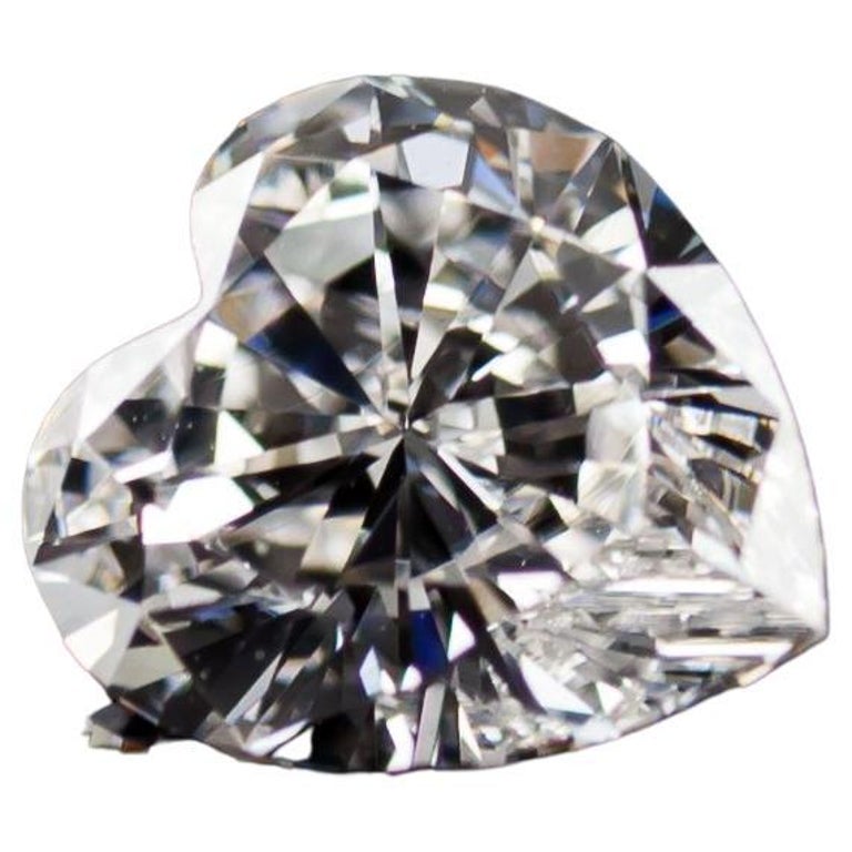 1.01 Carat Loose F / VVS2 Heart Shaped Cut Diamond GIA Certified For ...