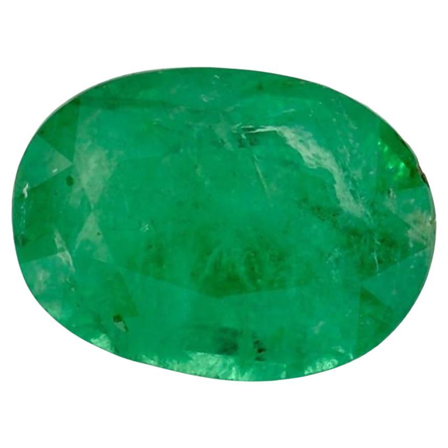 1.01 Ct Emerald Oval Loose Gemstone For Sale at 1stDibs