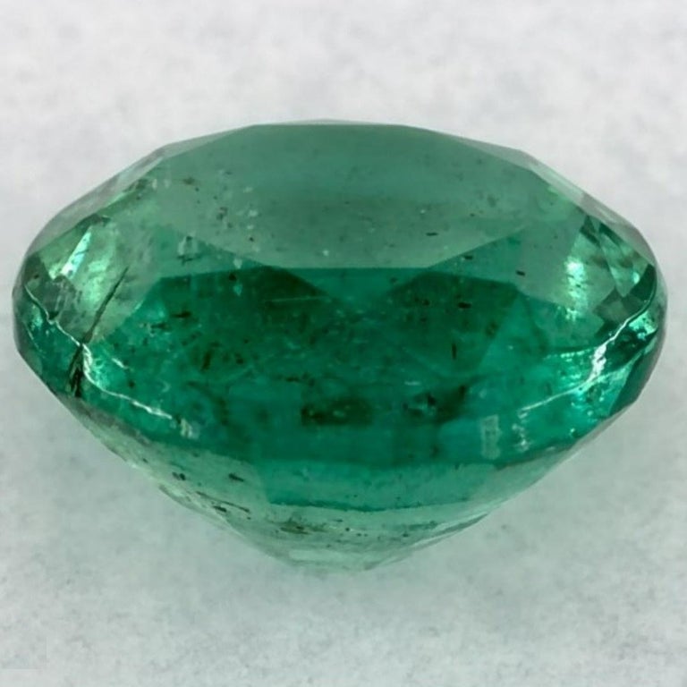 1.01 cts Emerald Round Cut Loose Gemstone For Sale at 1stDibs
