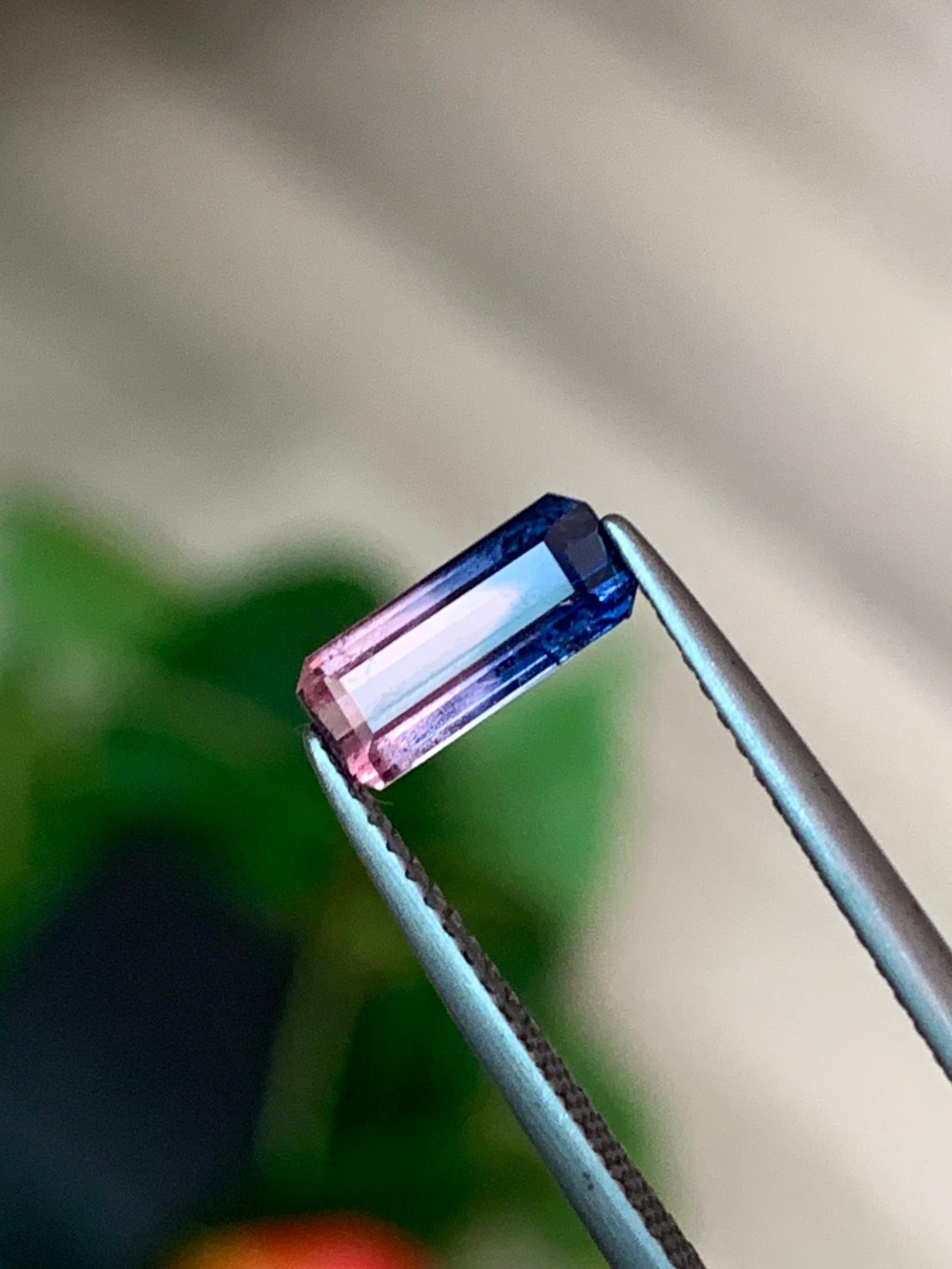 1.01 Cts Extremely Rare Certified Unheated Natural Bi Color Sapphire ...