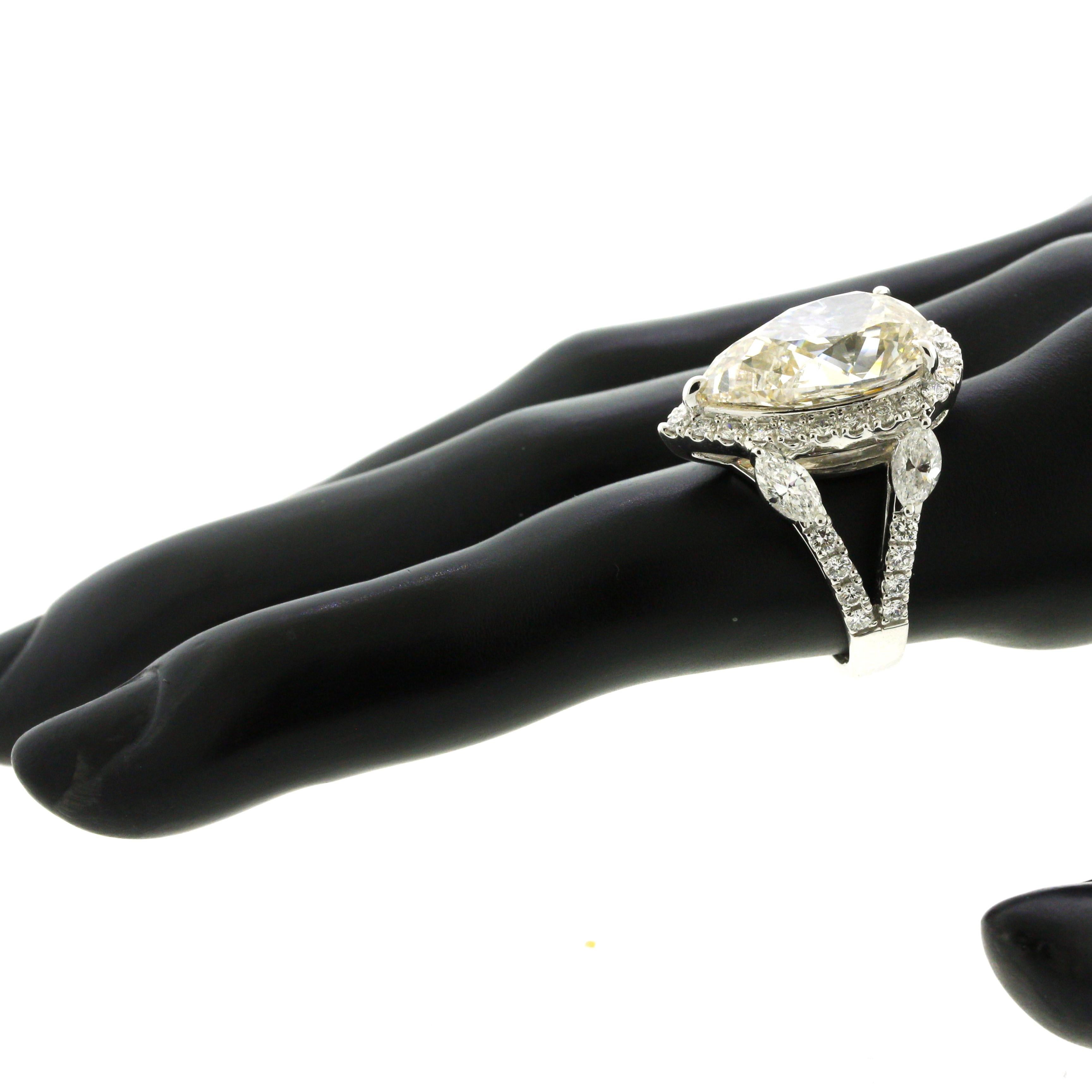 10.16 Carat Diamond Platinum Ring, GIA Certified Type 2a For Sale at ...