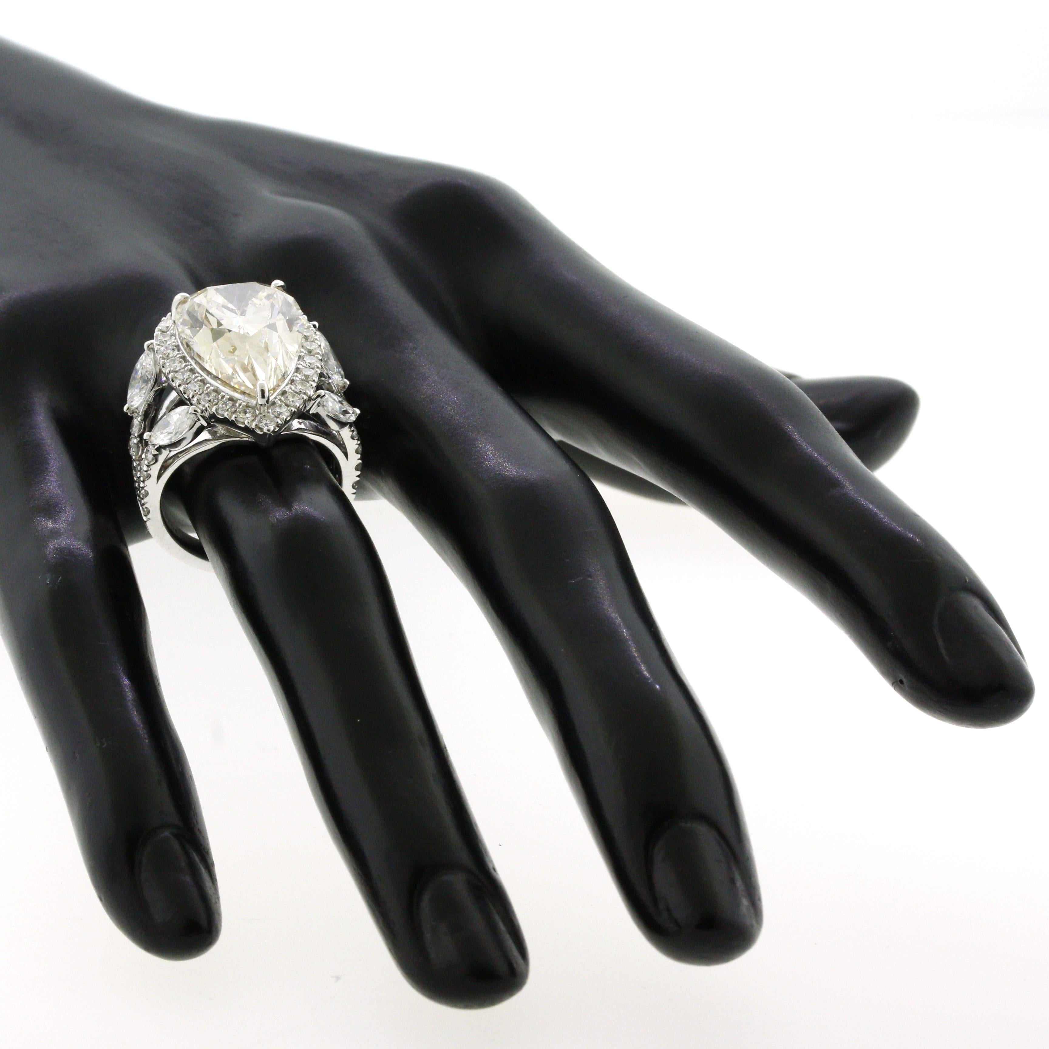 10.16 Carat Diamond Platinum Ring, GIA Certified Type 2a For Sale at ...