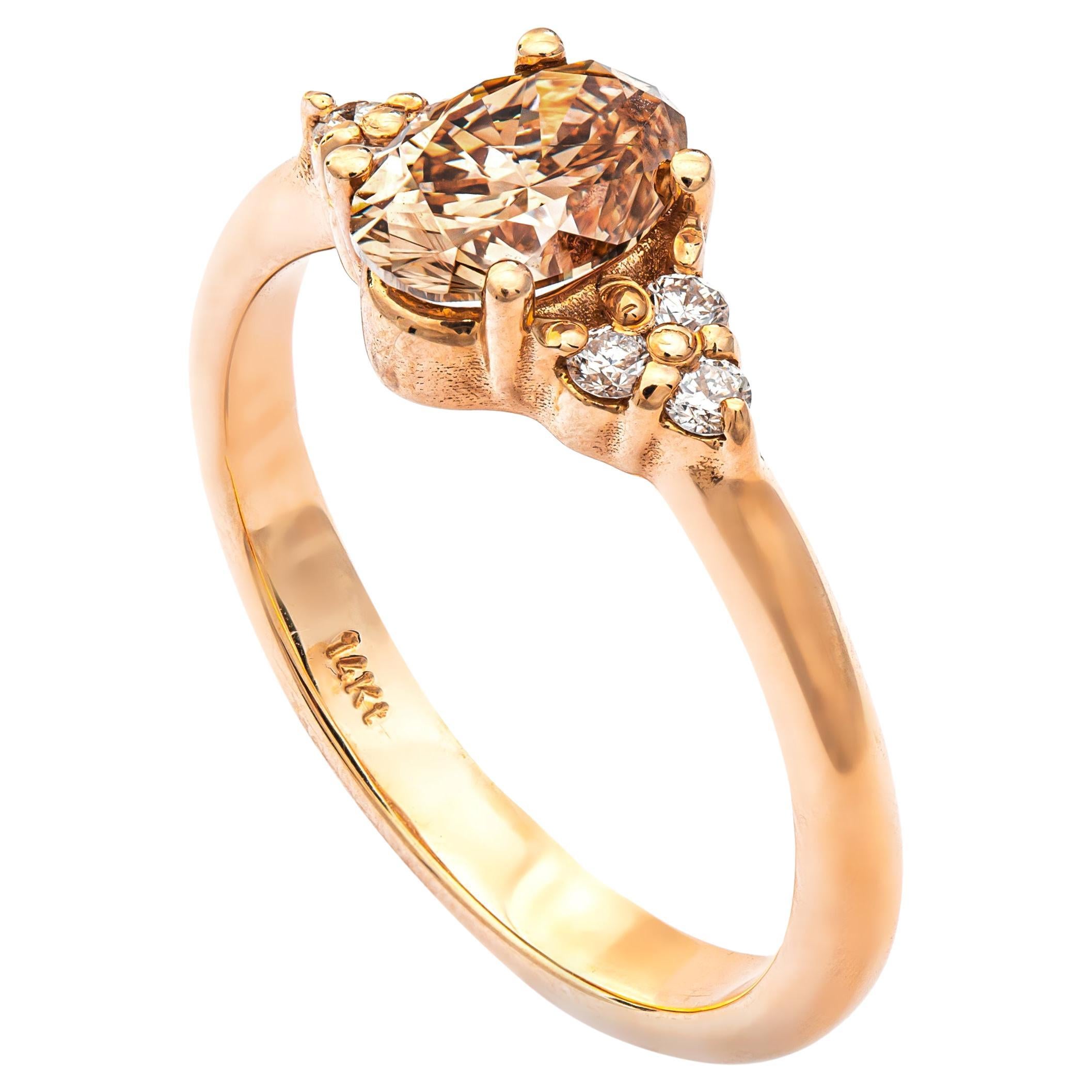 Brilliant 5.02ct Fancy Cut Diamond Ring For Sale at 1stDibs