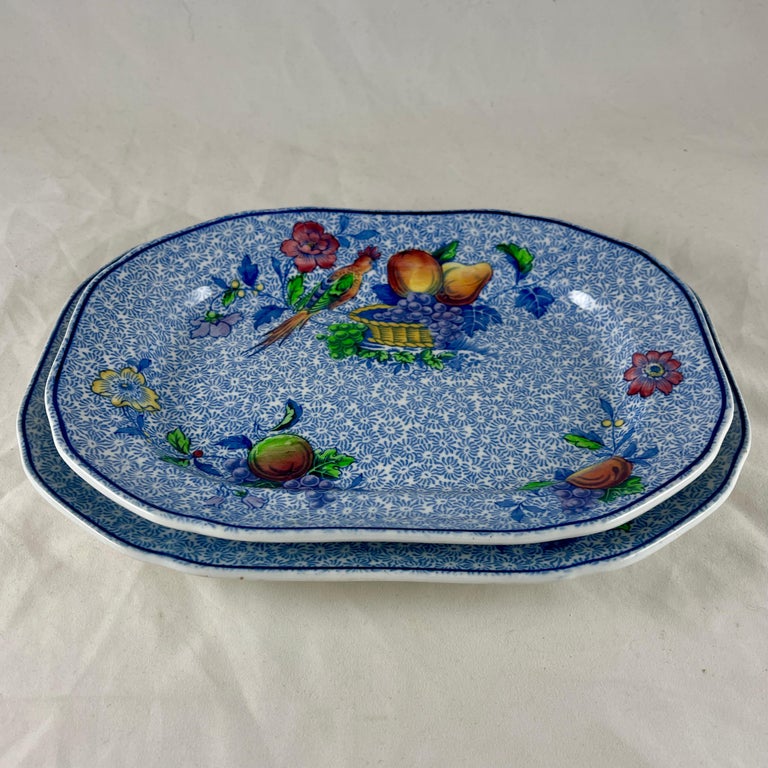 1920s Copeland Spode George III Pattern Platters for Harrods of London ...