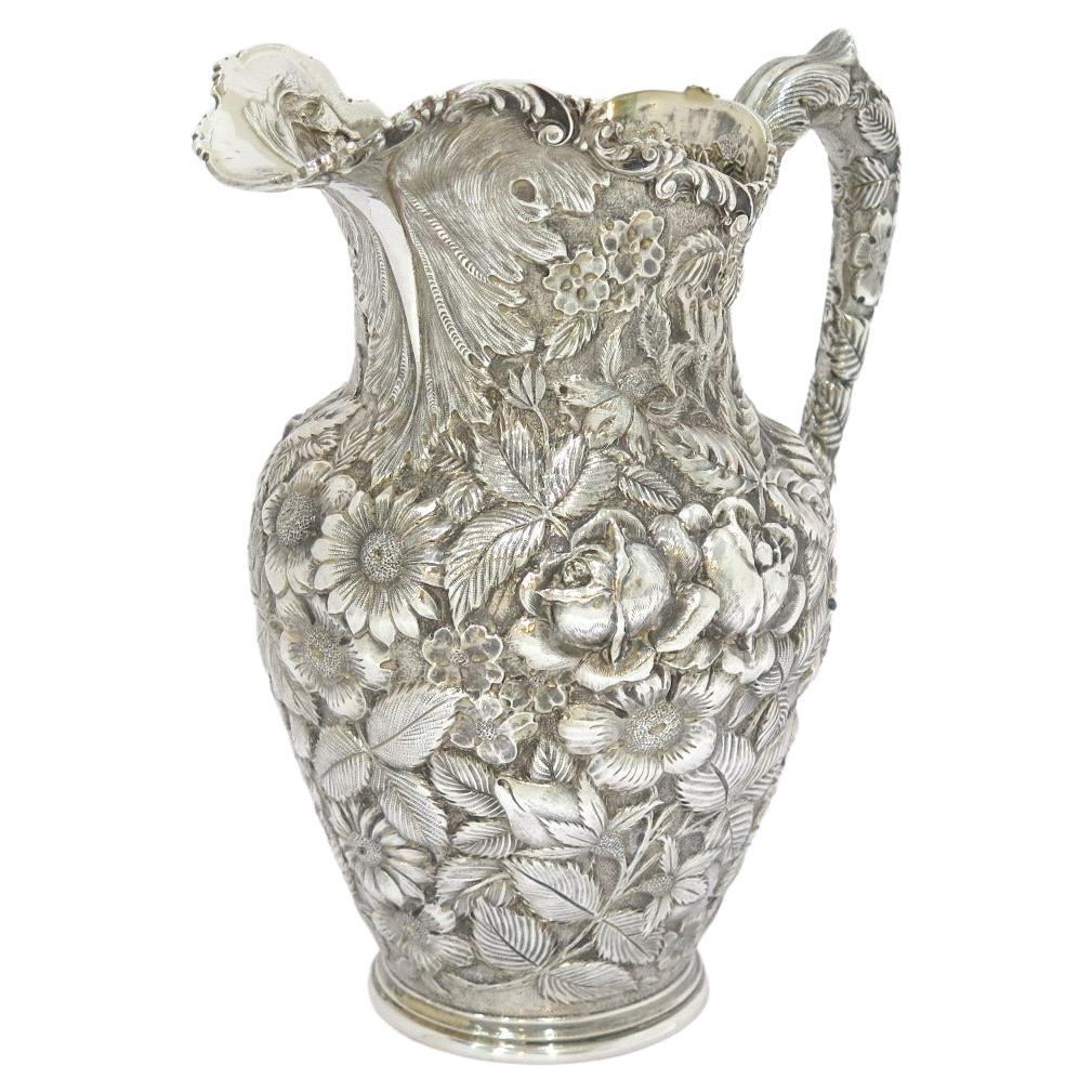 Sterling Silver Baltimore Silversmiths Antique Repousse Sugar Bowl and ...