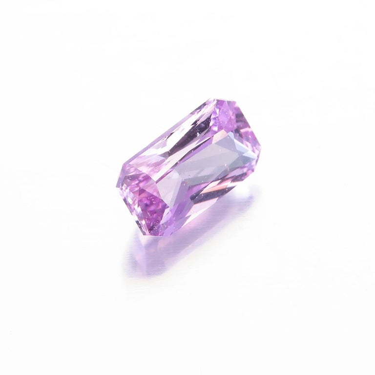 1.03 Carat Pink Sapphire from Madagascar Lotus Certified No Heat For ...