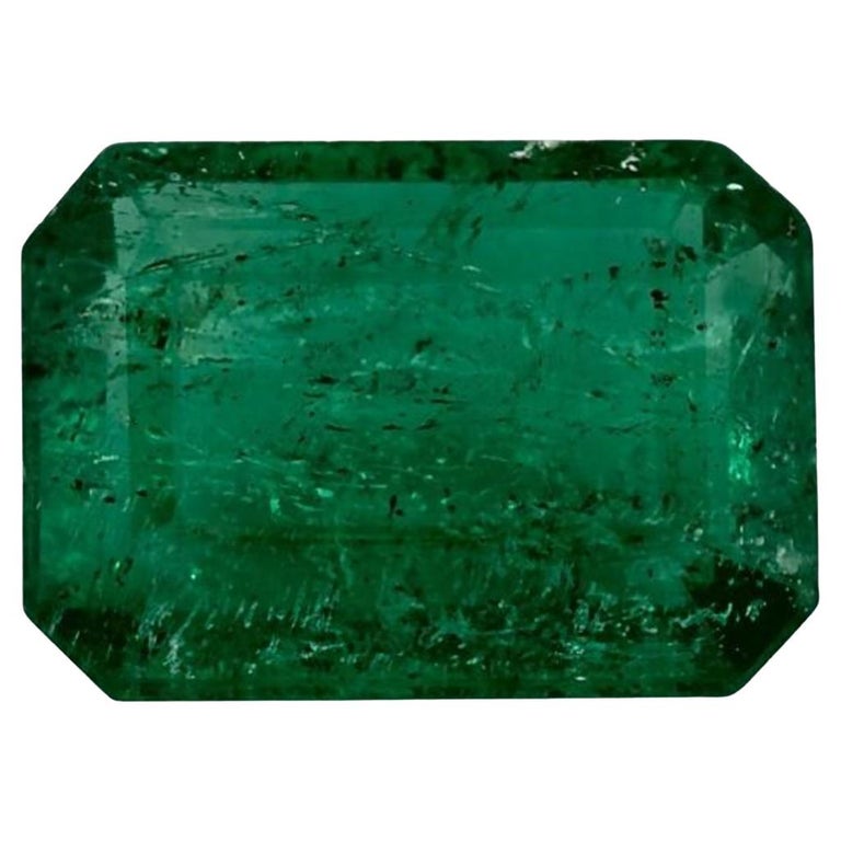 1.03 Carat Natural Emerald Octagon Loose Gemstone at 1stDibs